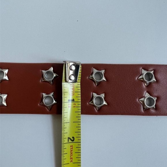 Accessories | Y2k 200s Vintage Style Silver Star Studded Goth Emo Belt ...